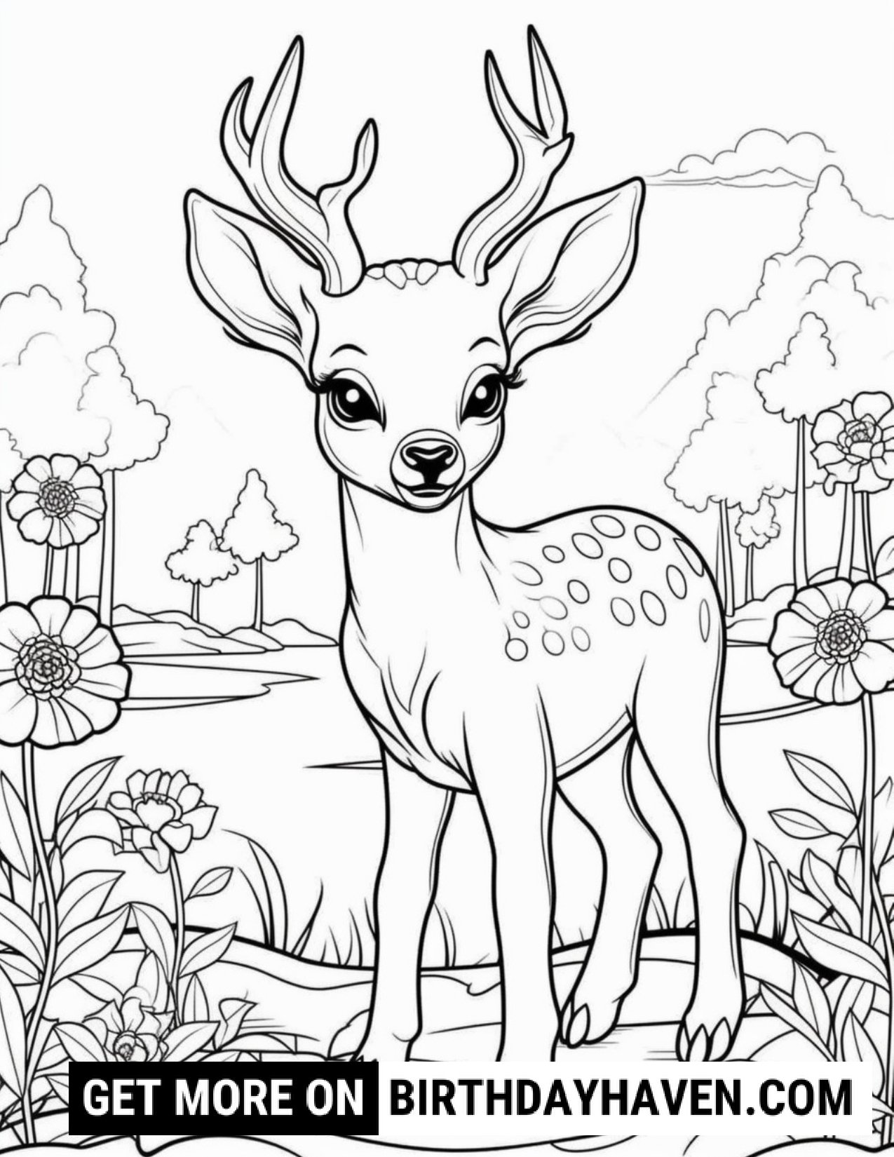 Free Cute Animal Coloring Pages to Print and Color - BirthdayHaven