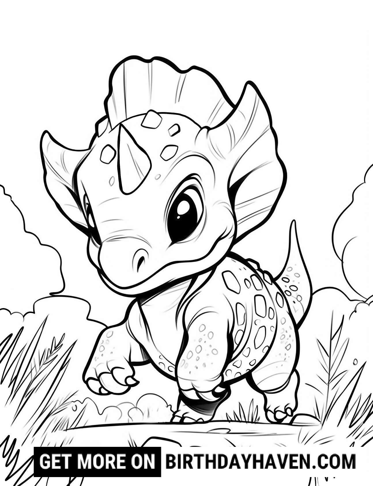 Best Free Printable Dinosaur Coloring Pages for All Ages - BirthdayHaven