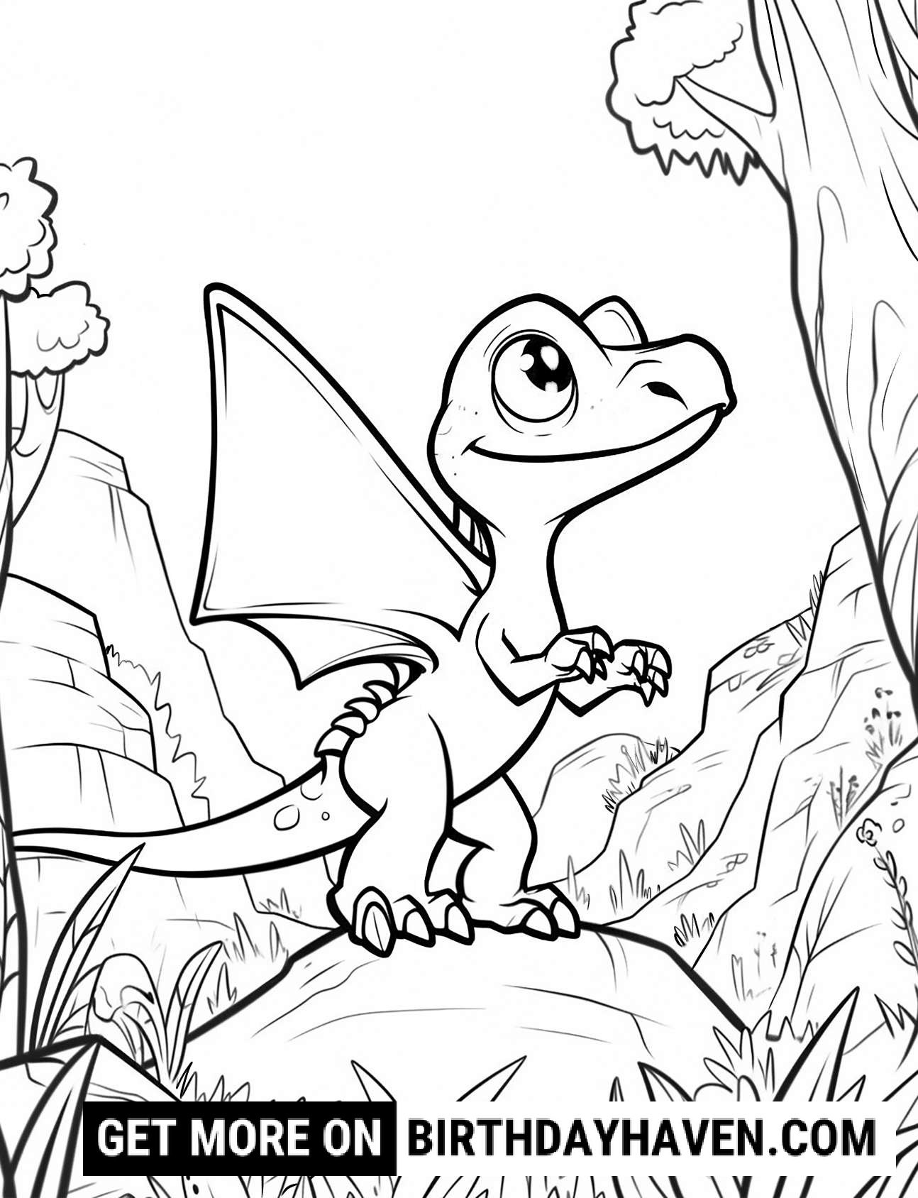 Best Free Printable Dinosaur Coloring Pages for All Ages - BirthdayHaven