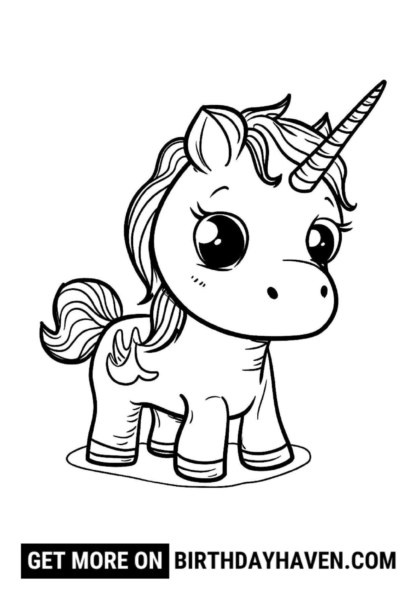 Cute Free Printable Unicorn Coloring Pages You’ll Want to Print ...
