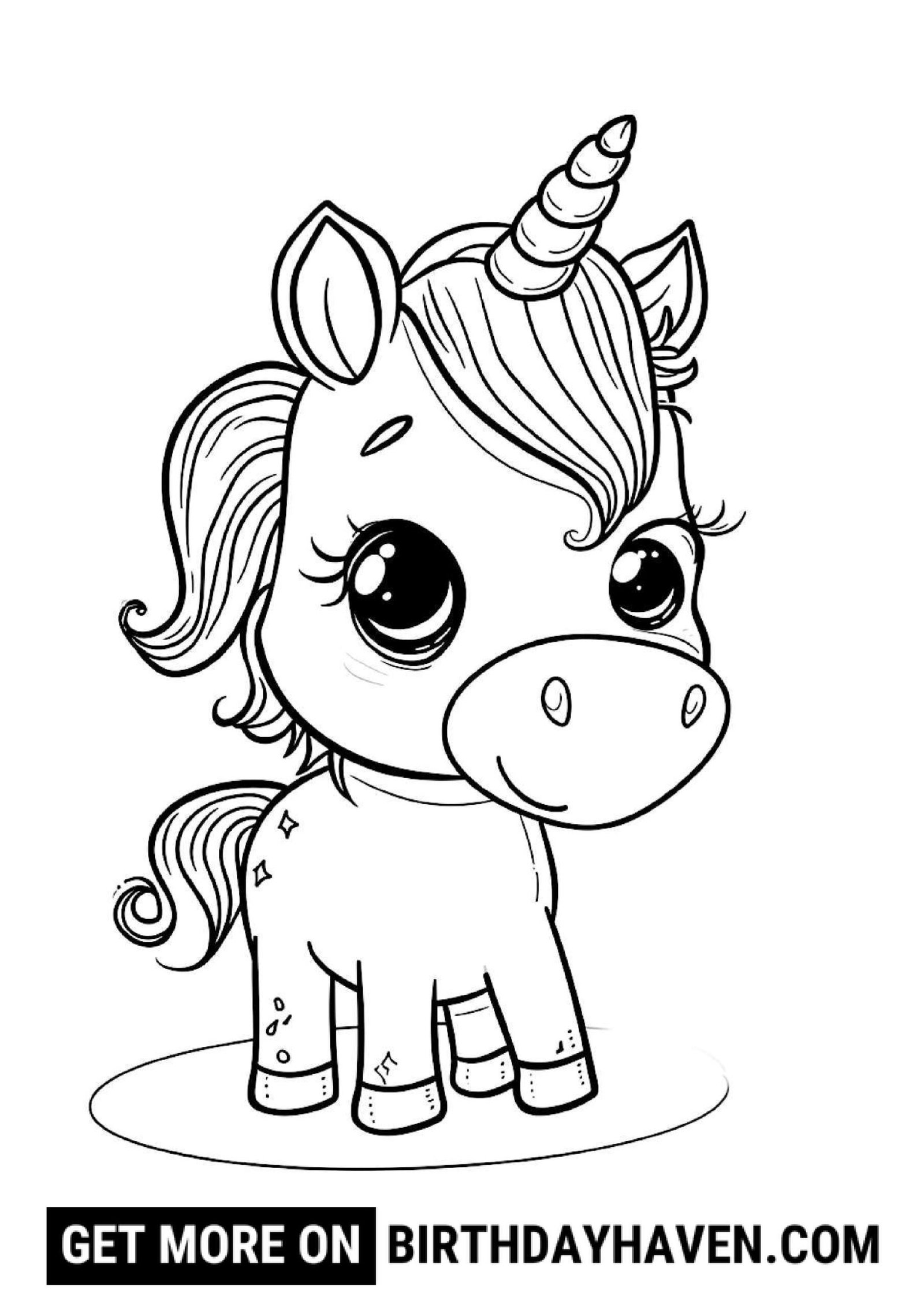 Cute Free Printable Unicorn Coloring Pages You’ll Want to Print ...