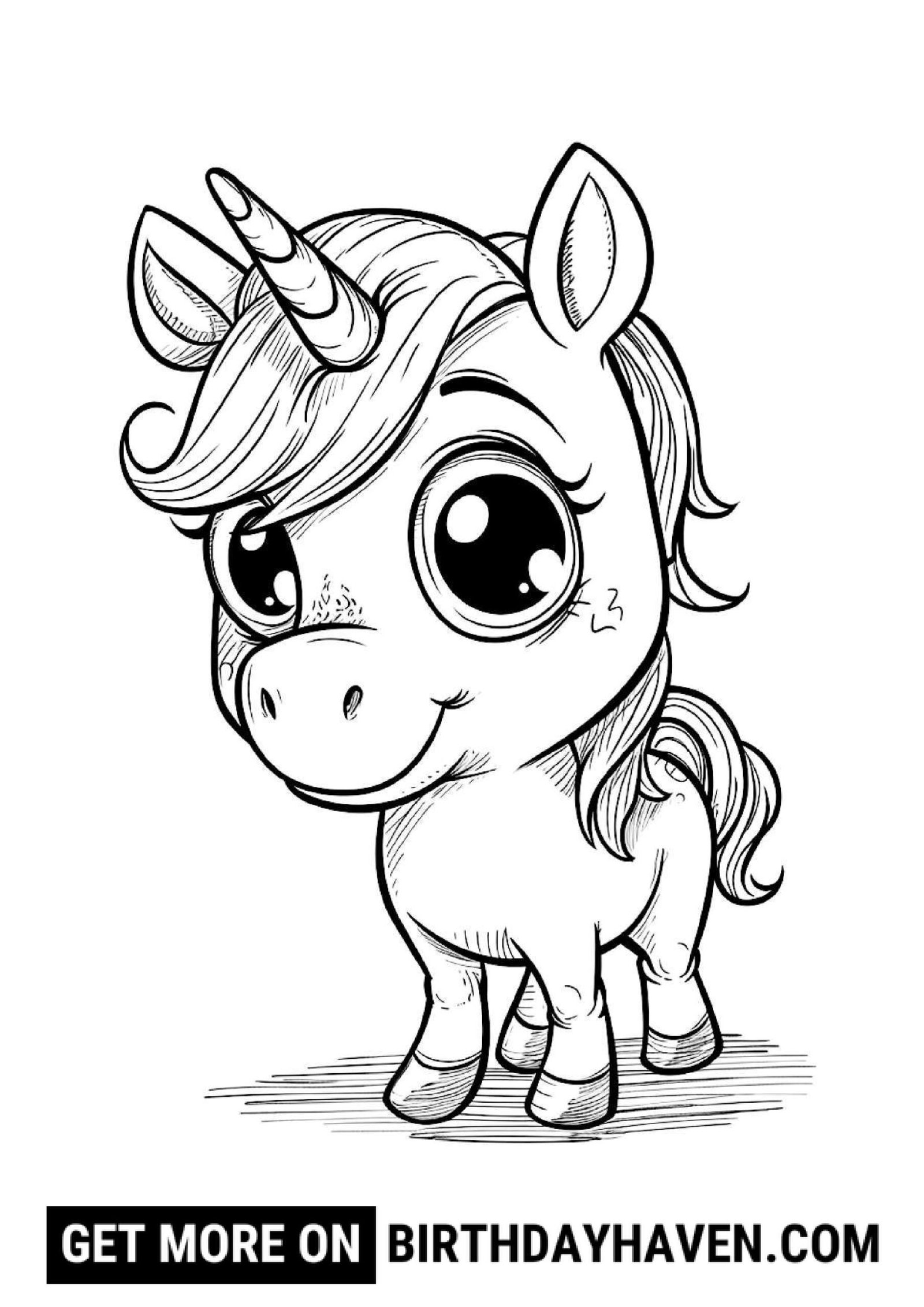 Cute Free Printable Unicorn Coloring Pages You’ll Want to Print ...