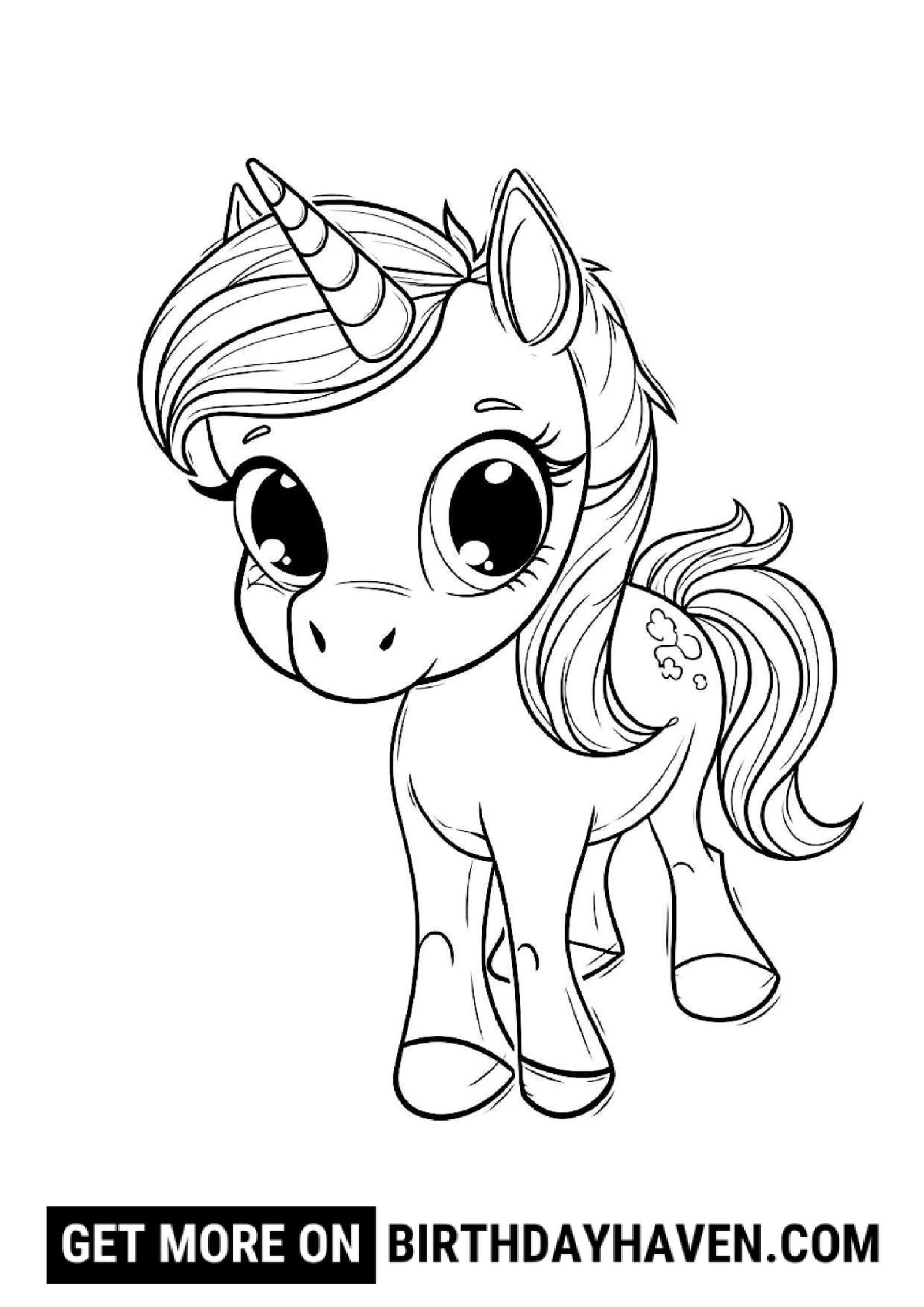 Cute Free Printable Unicorn Coloring Pages You’ll Want to Print ...