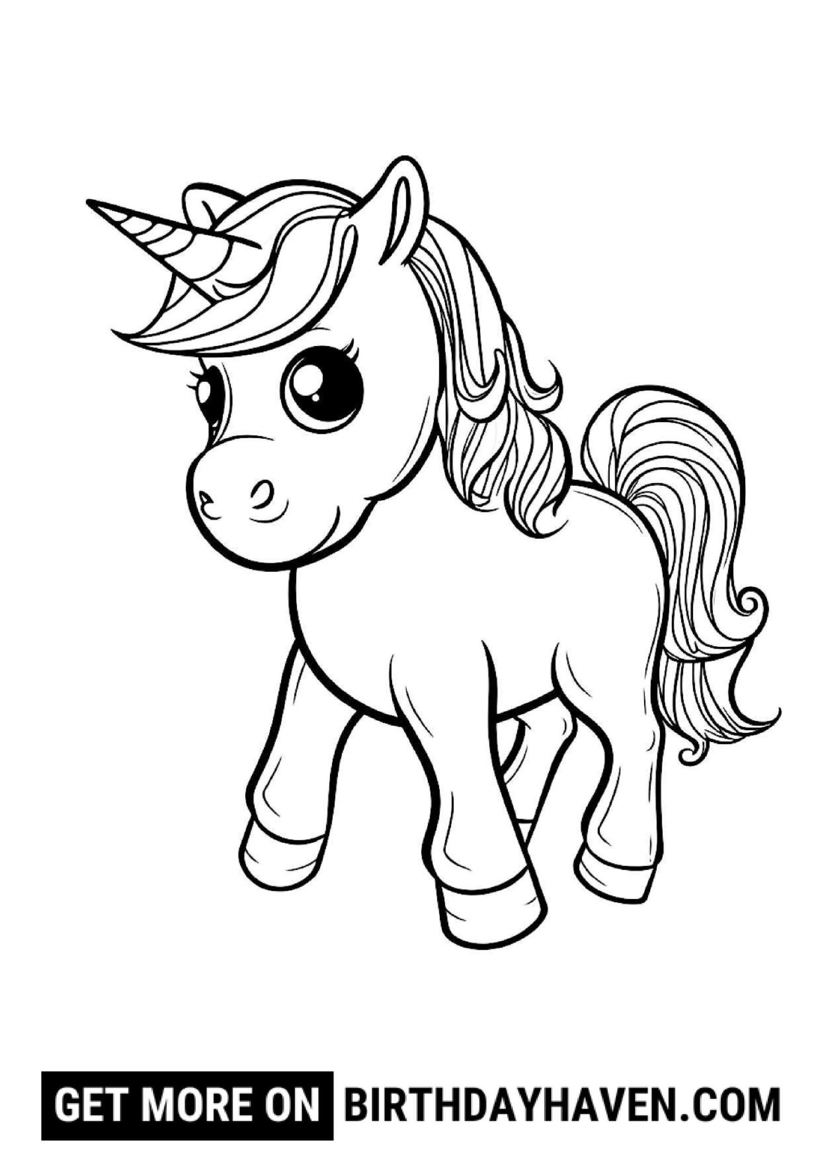 Cute Free Printable Unicorn Coloring Pages You’ll Want to Print ...