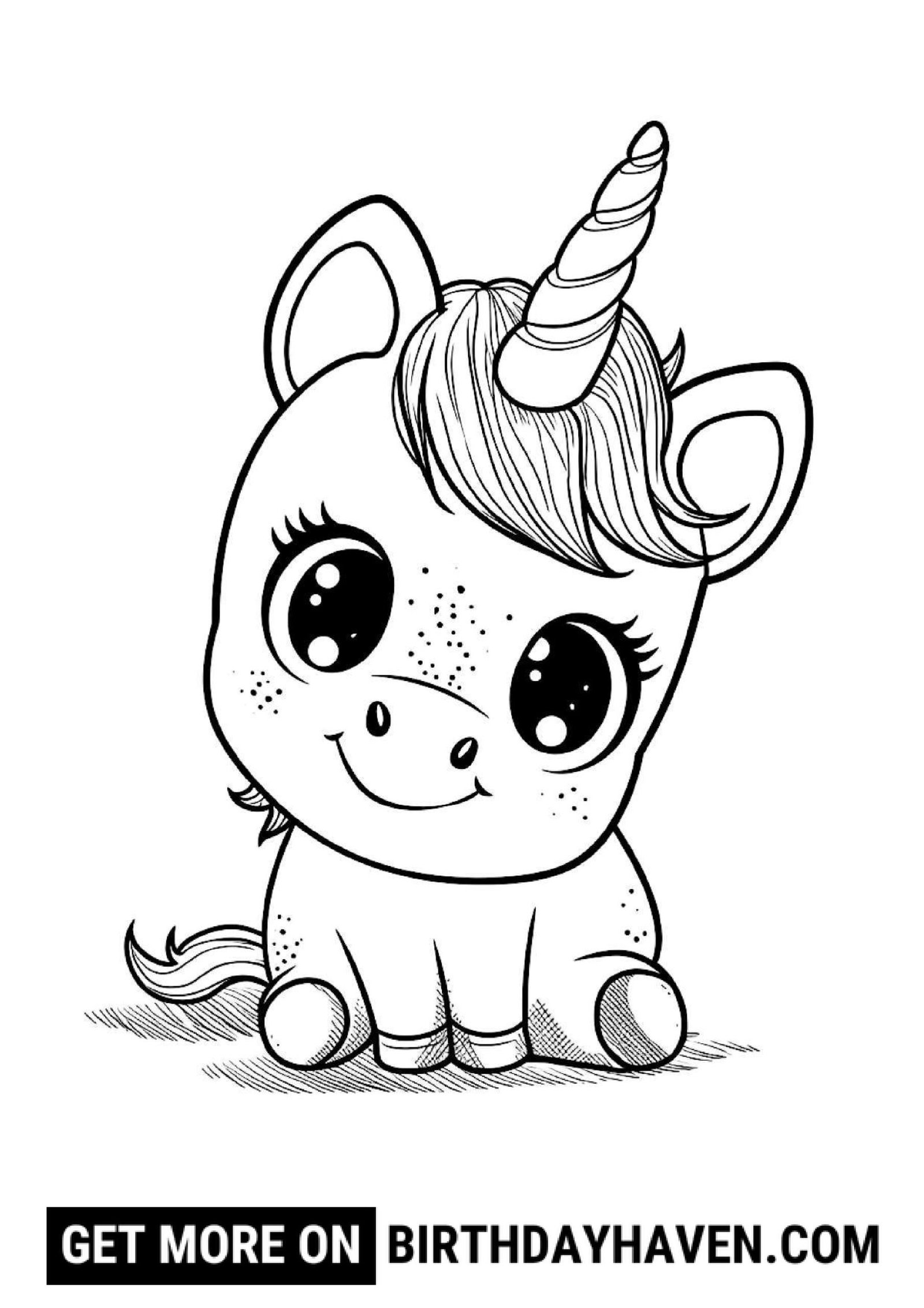 Cute Free Printable Unicorn Coloring Pages You’ll Want to Print ...